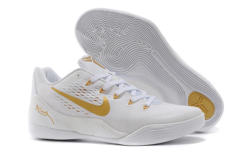 NIKE 科比系列 2015新款Kobe MenTality科比zk9簡配 低幫籃球鞋 白金